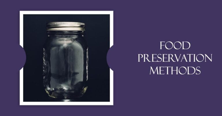 What is Food Preservation Methods? Traditional & Modern Methods Of Food ...